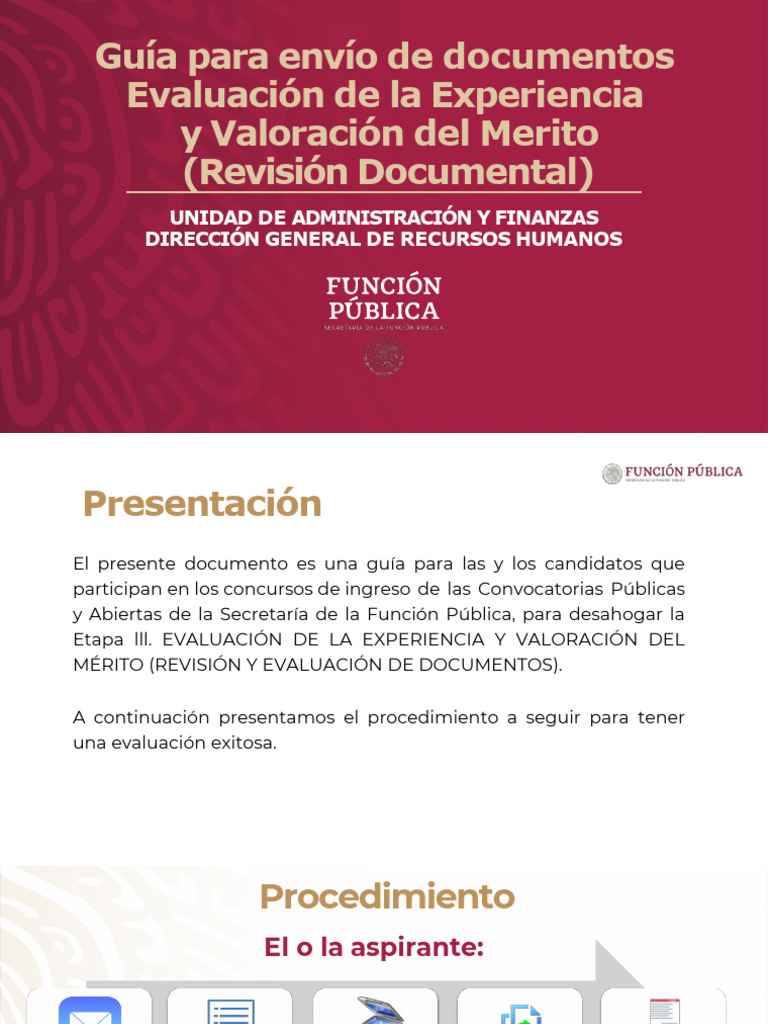 Guia Evaluacion de La Experiencia y Valoracion Del Merito | PDF | Titulo academico