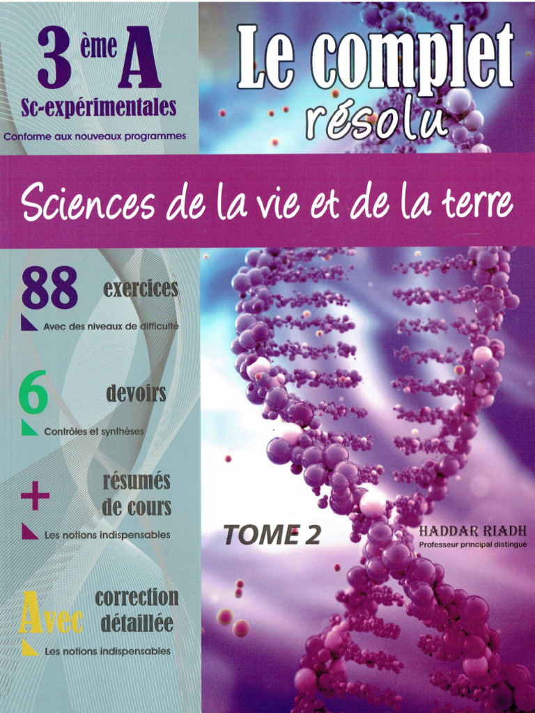 Le Complet Resolu SVT 3eme SC Exp t2 Ocr | PDF | Insuline | Pancréas