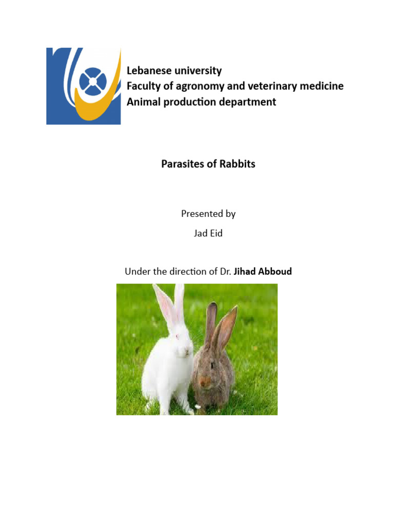 Rabbit Parasites | PDF | Clinical Medicine | Medical Specialties
