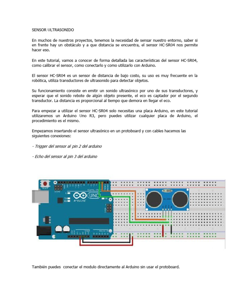 Sensor Ultrasonido y Bluot | PDF | Arduino | Bluetooth