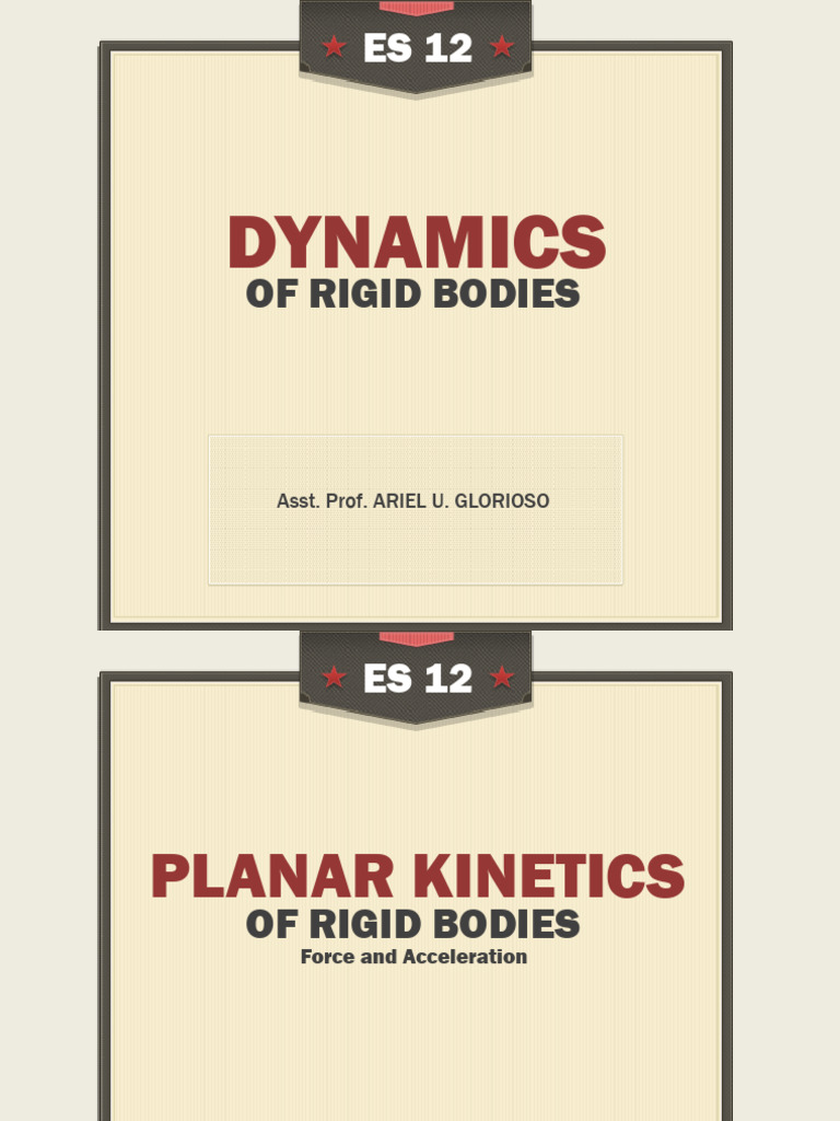 Part 4 | PDF | Rotation Around A Fixed Axis | Force