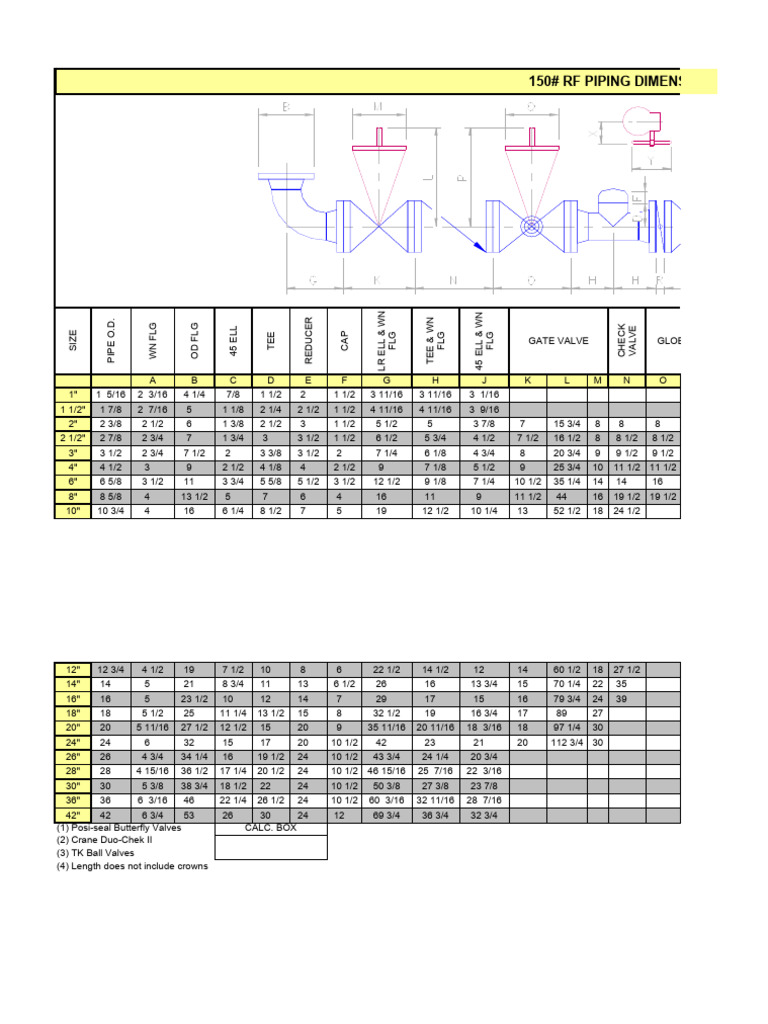 Engineering Spread Sheet | PDF | Valve | Tools