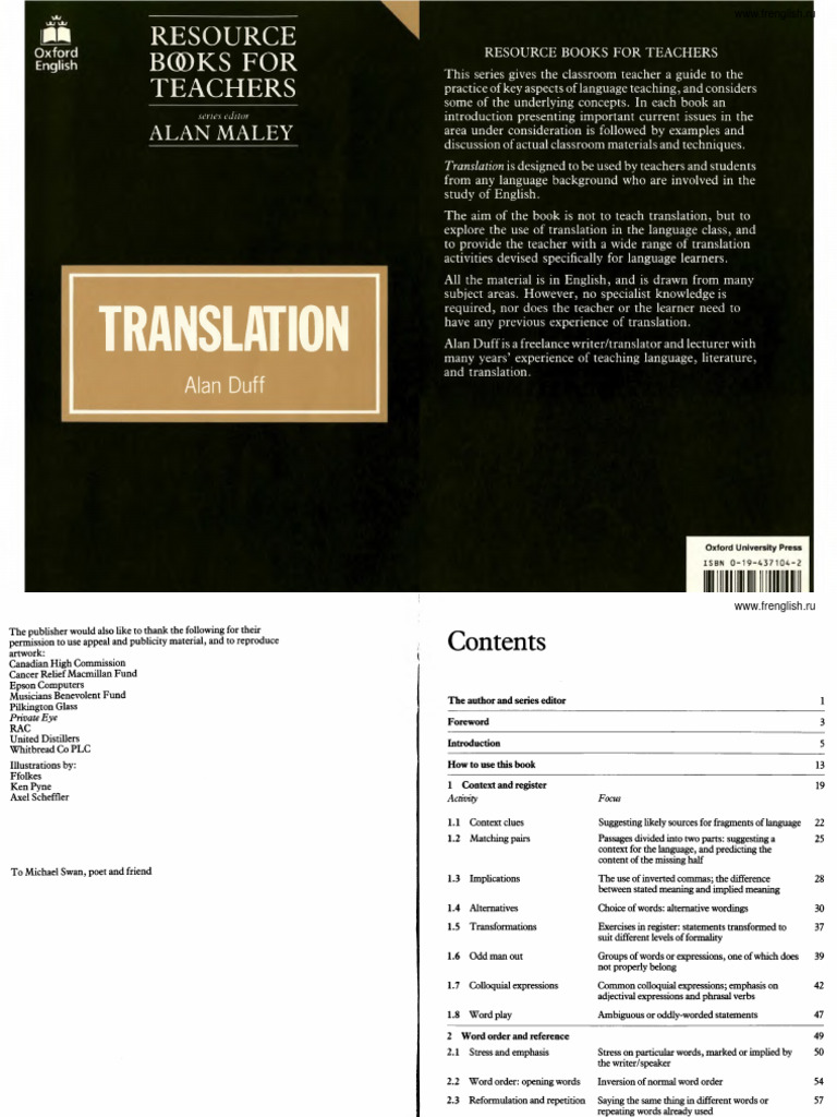 Resource Books For Teachers Translations | PDF | Translations | Thought