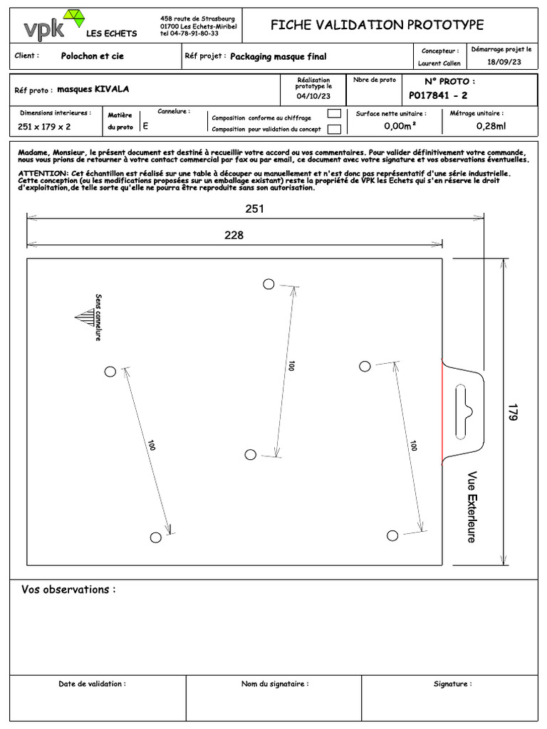 Fiche Proto P017841-2 | PDF
