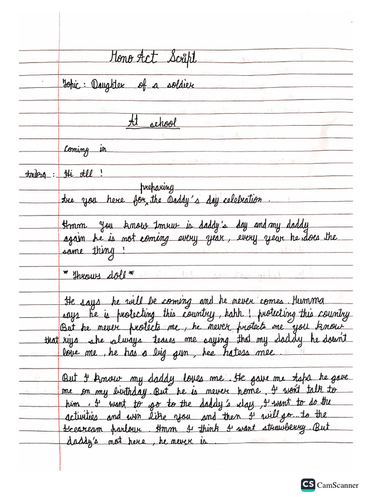 Mono Act Script | PDF