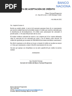 Carta Solicitud de Chequera | PDF