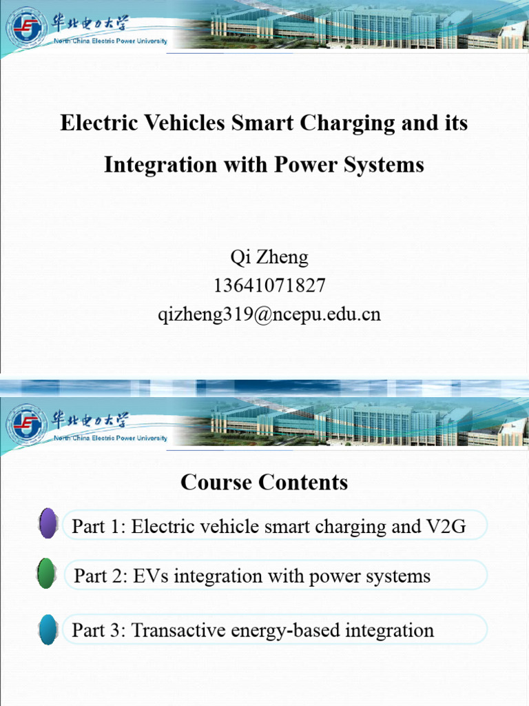 Electrical Vehicle and Its Integration With Power Systems | PDF ...