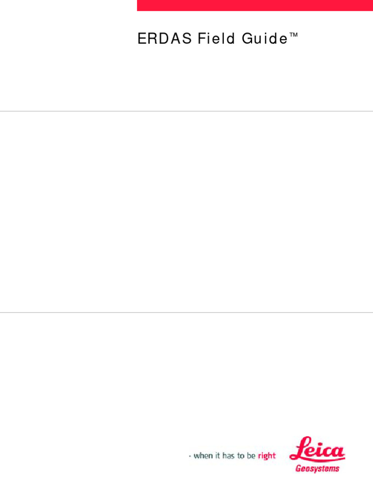 ERDAS FieldGuide | PDF | Image Resolution | Image Processing