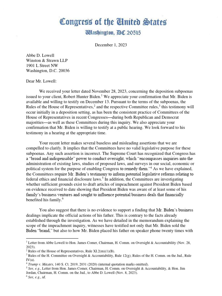 Letter To Lowell | Download Free PDF | Deposition (Law) | United States ...