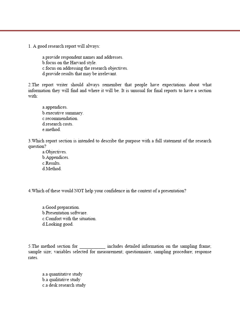 Essential Guide to Research Report Writing | PDF | Memory | Information