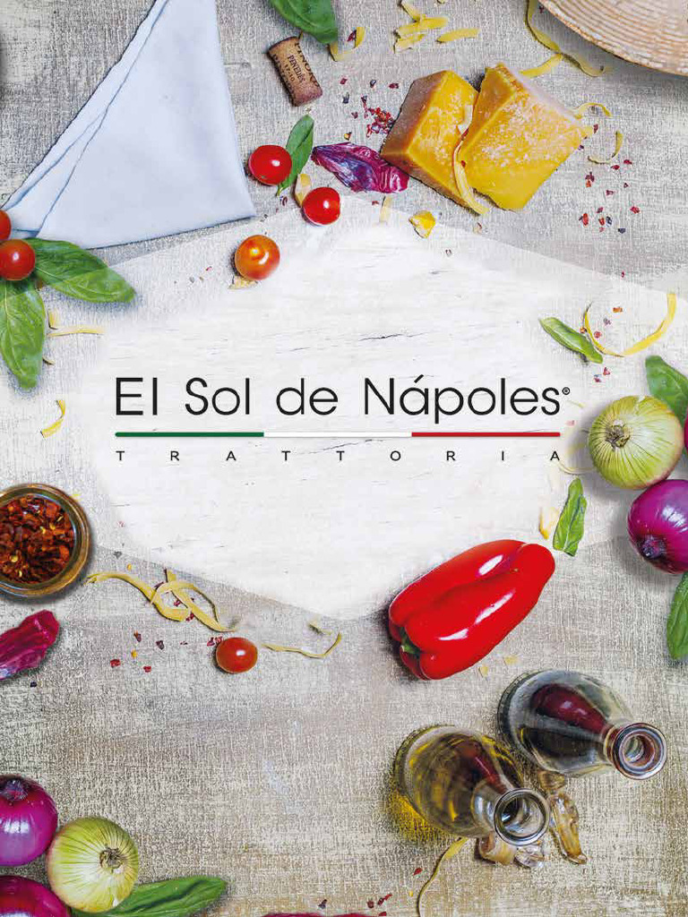Menu Sol de Napoles 2021 Cambios v10 27 de Febrero - 2023-1 | PDF ...