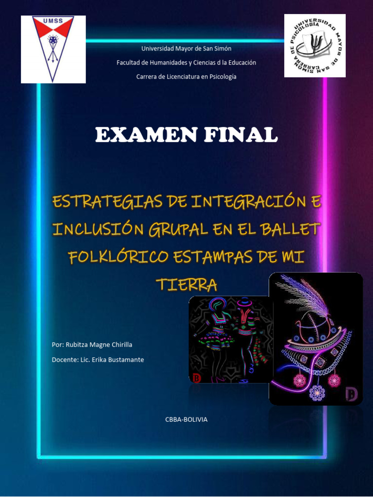 Examen Final | PDF | Maestros | Aprendizaje