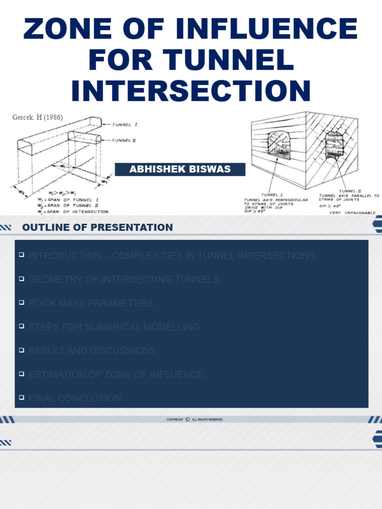 Zone of Infulence For Tunnel Intersection1 | PDF | Stiffness ...