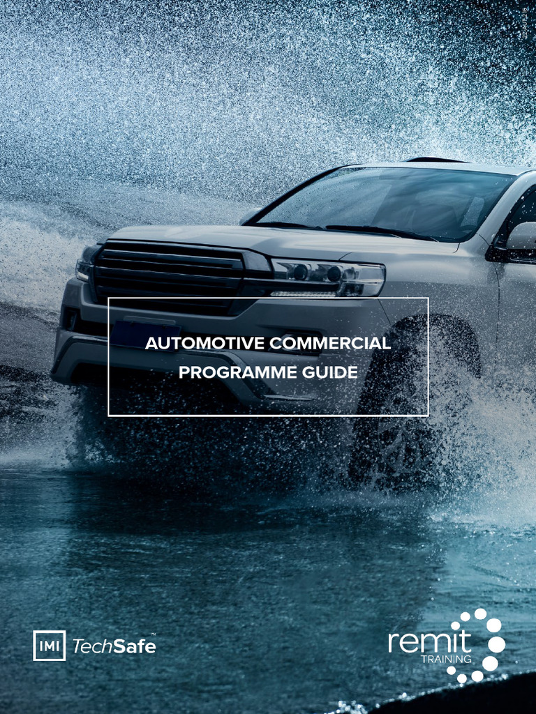 Remit Automotive Training Program Guide | PDF | Vehicles | Hybrid Vehicle
