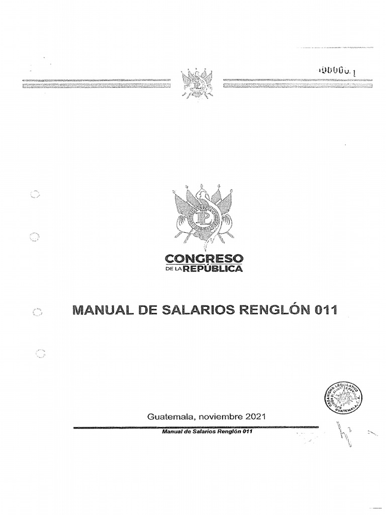 8127f Manual de Salarios Renglon 011 | PDF