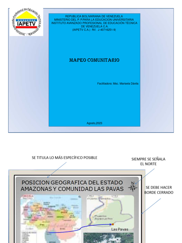 Mapeo Comunitario Pdf