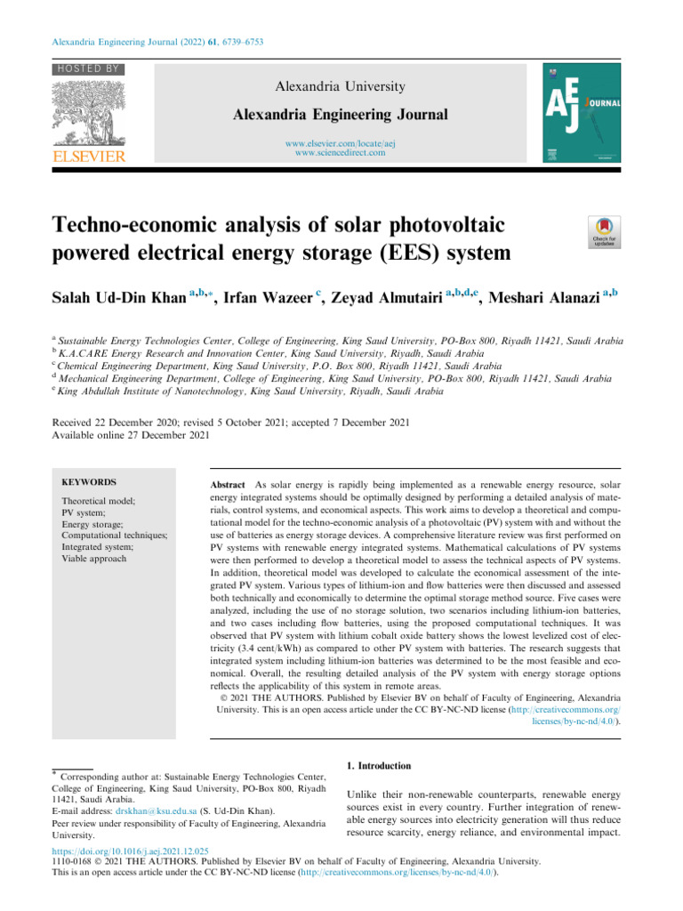 EES System | Download Free PDF | Photovoltaics | Photovoltaic System