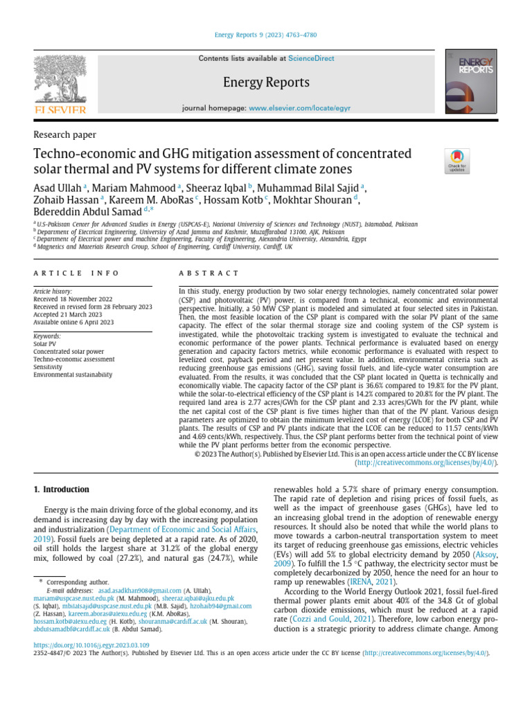 GHG Mitigation | PDF | Solar Power | Photovoltaics