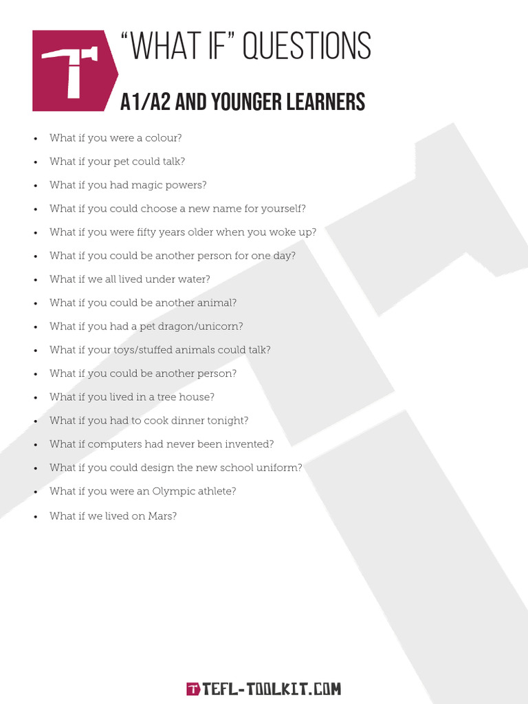 What If Questions | PDF