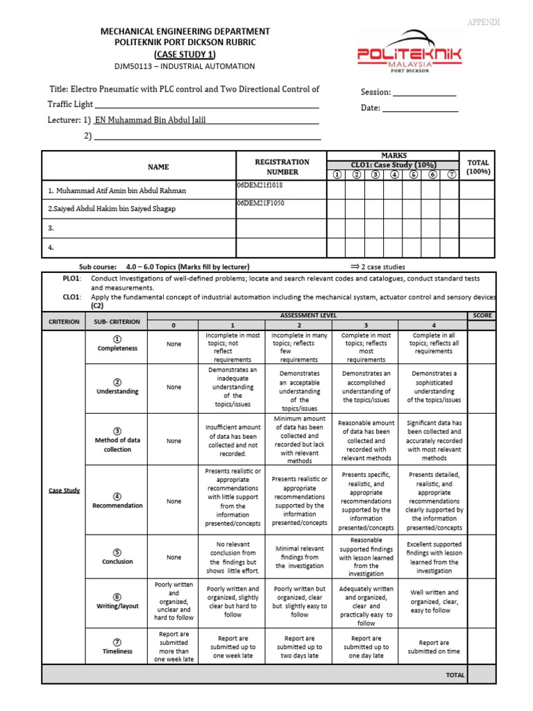Case Study 1 Industrial Automation F1017&F1050 | PDF | Programmable ...