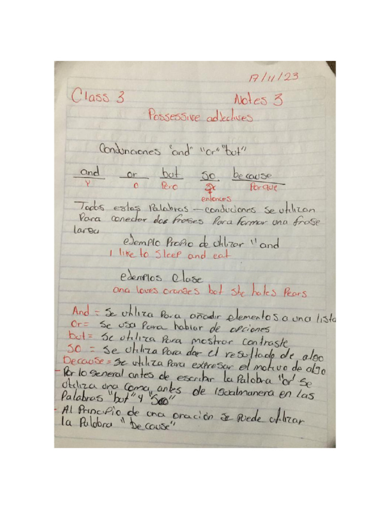 Notes, Class 3 | PDF