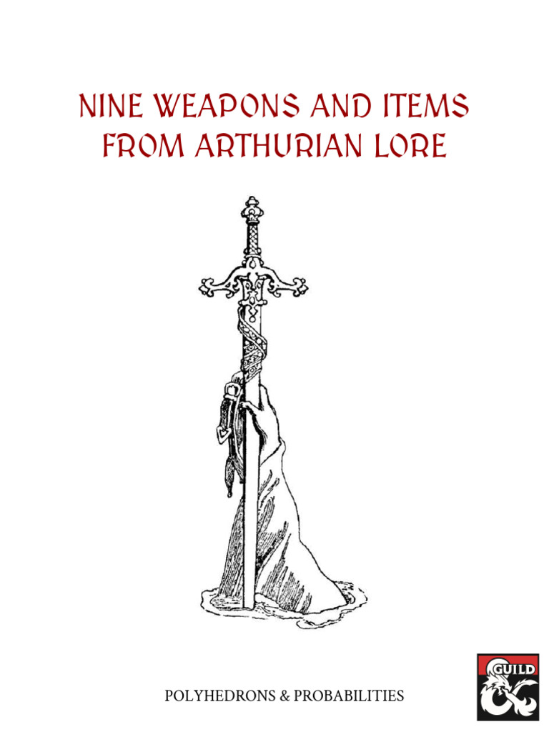 179891-Nine Weapons and Items From Arthurian Lore | PDF | Excalibur ...