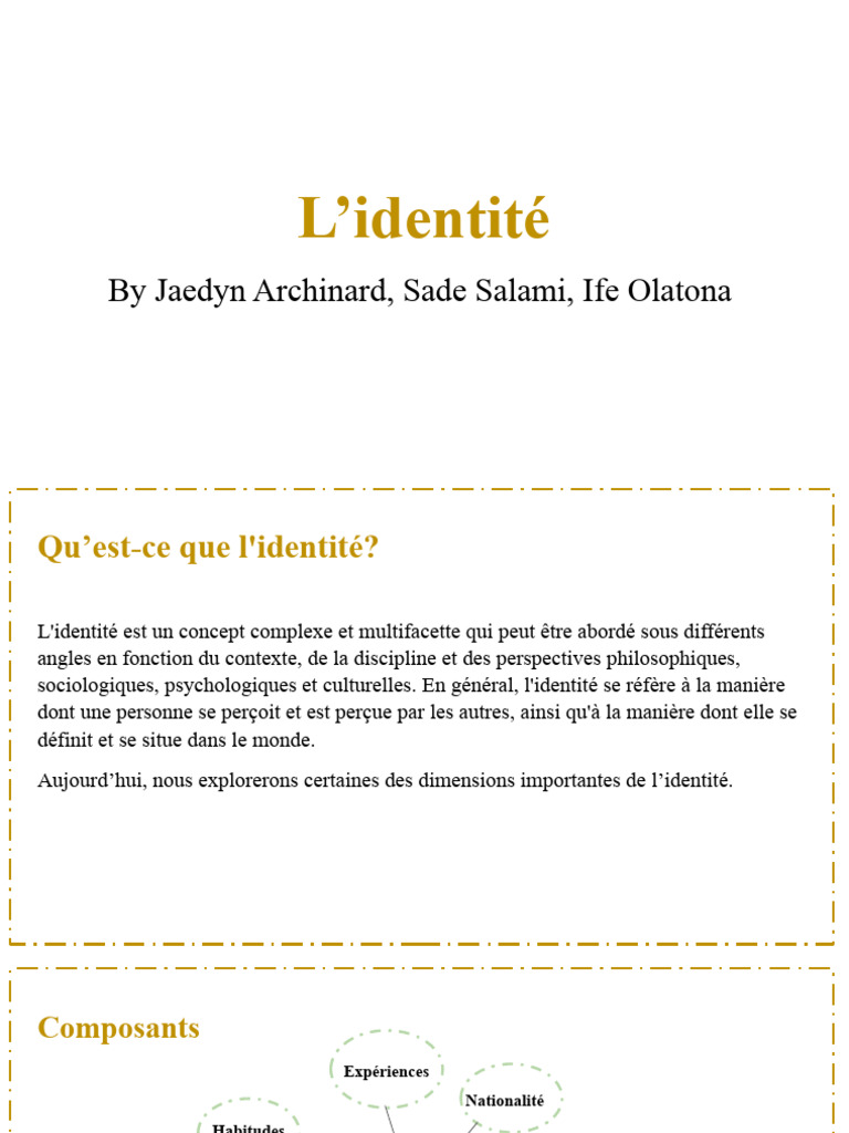 L'Identite | PDF | Identité (Science sociale) | Nationalité
