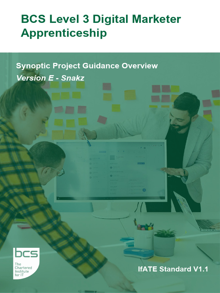 BCS L3 Digital Marketer IfATE V1.1 Project E Overview | PDF | Marketing ...