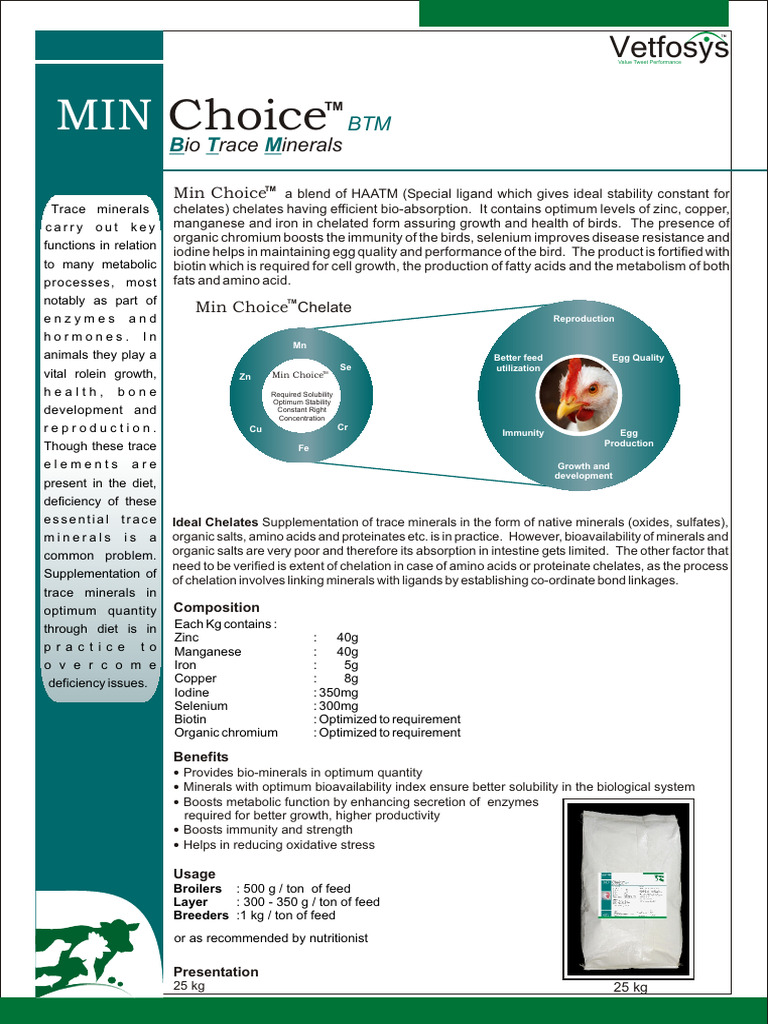 Minchoice | PDF | Chelation | Chromium