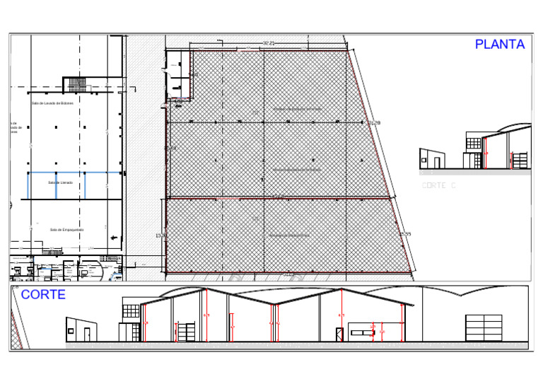Planos Almacen Producto Terminado La Cascada | PDF