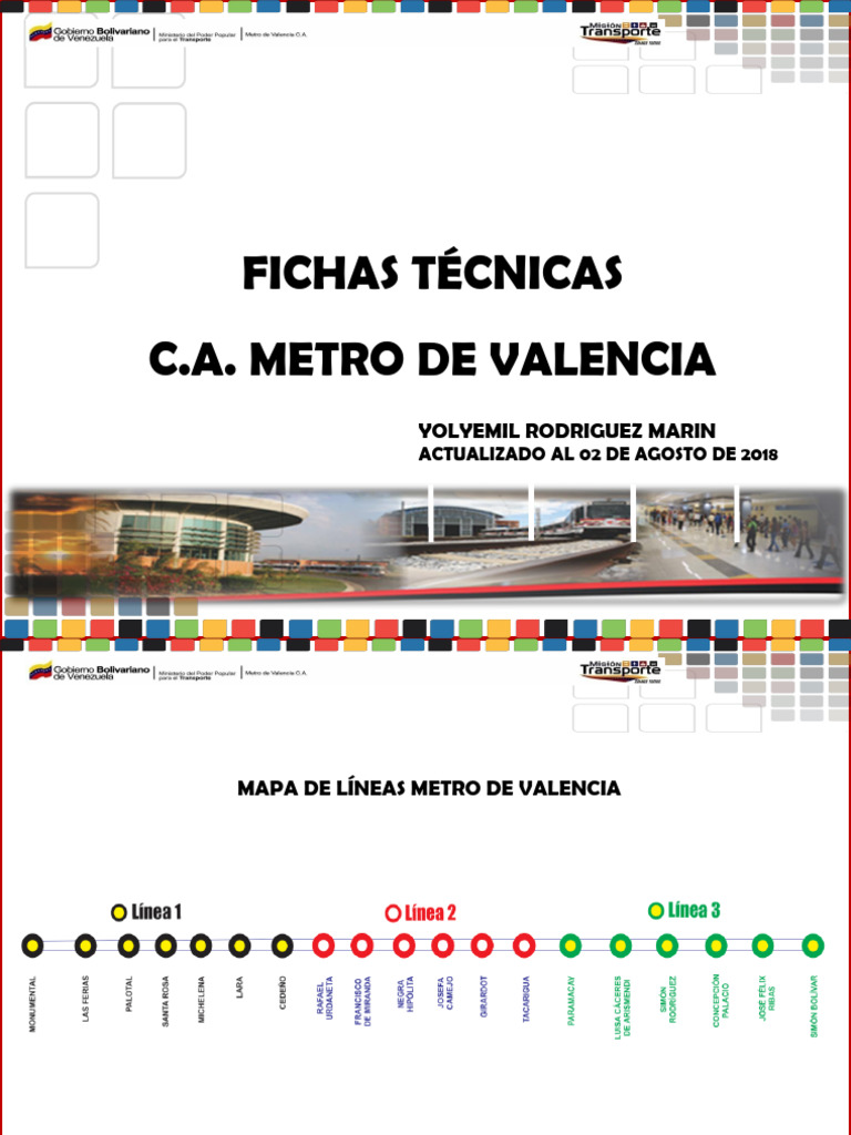 Ficha - Tecnica Metro Valencia | PDF | Transporte | Tránsito rápido