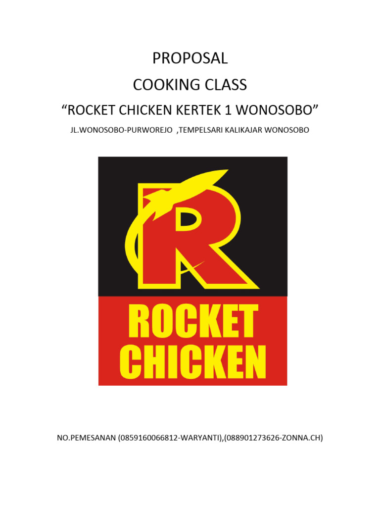 Proposal Cooking Class New | PDF