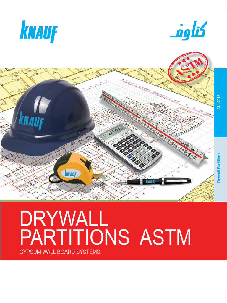 Knauf ASTM Partition Manual | PDF | Drywall | Architectural Design