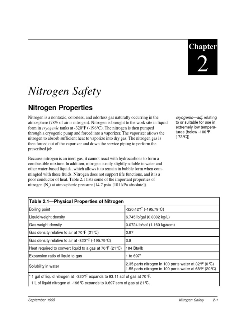 n2 Safety | PDF | Oxygen | Cryogenics