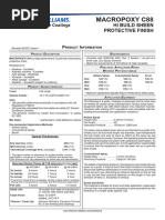 Macropoxy 646: Fast Cure Epoxy Mastic | PDF | Epoxy | Water