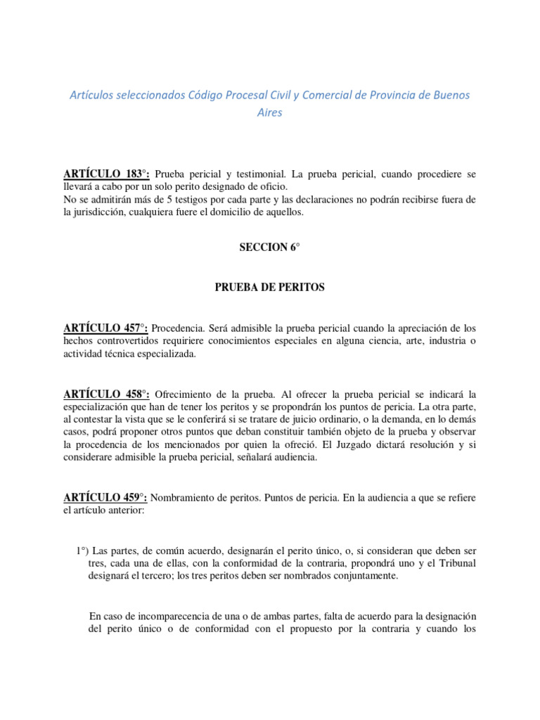 Artículos Seleccionados Código Procesar Civil y Comercial de Provincia ... Artículos Seleccionados Código Procesar Civil y Comercial de Provincia ...