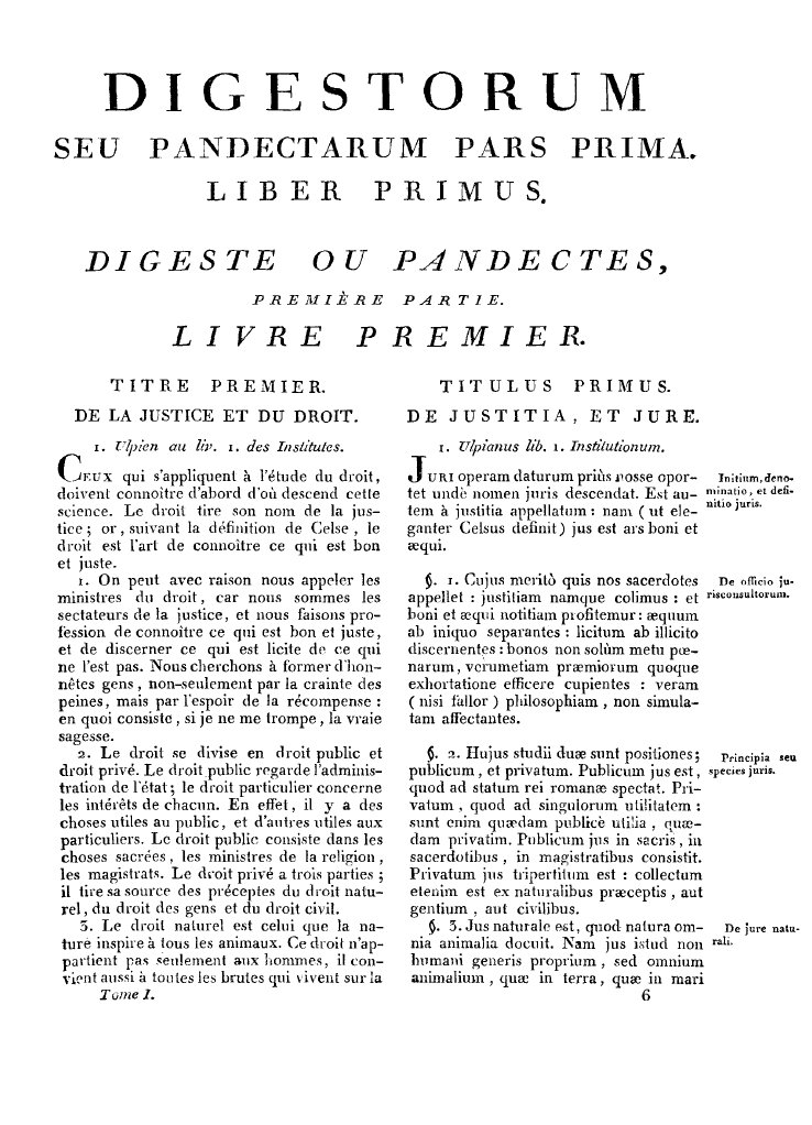 Digeste (Livre 1) | PDF | Arts du langage et discipline | Maison et jardin