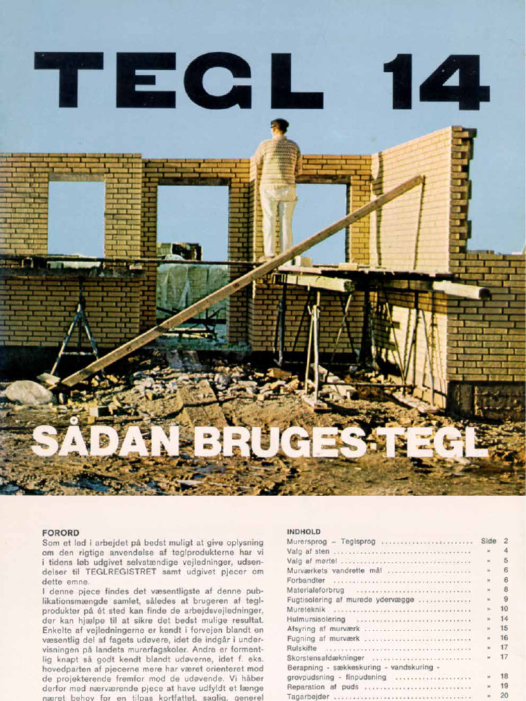 TEGL14 - Saadan Bruges Tegl | PDF