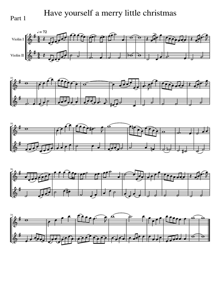 Have Yourself A Merry Little Christmas-Part 1 | PDF | Christmas