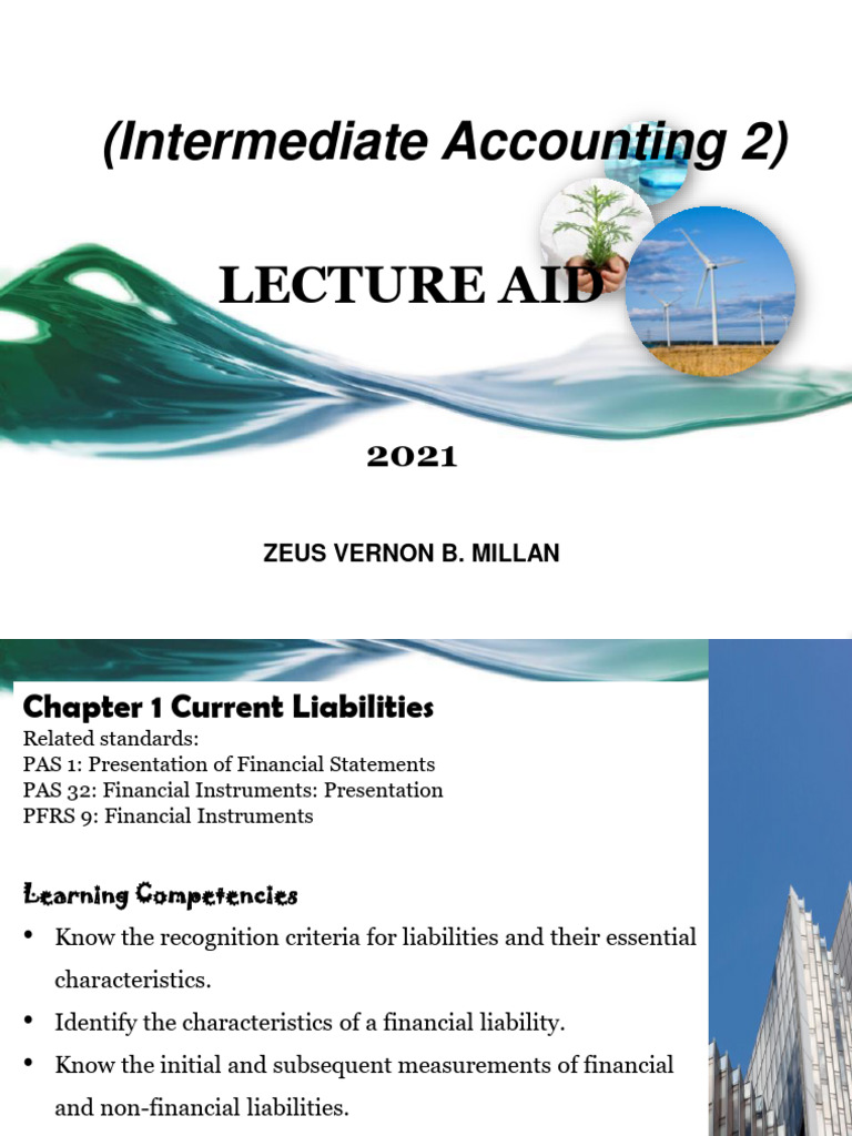 Understanding Financial Liabilities Pdf Financial Statement