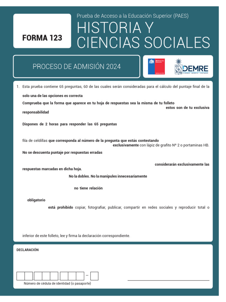 2024 23-11-29 Paes Regular Oficial Historia p2024 | PDF | Democracia ...