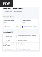 Barista Training Program Guide | PDF | Starbucks | Coffee
