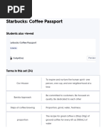 Starbucks Barista Training Overview | PDF | Starbucks | Coffee