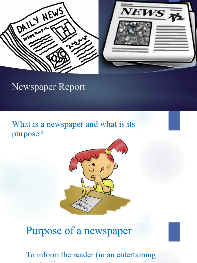 Newspaper Report | PDF | Syntax | Grammar
