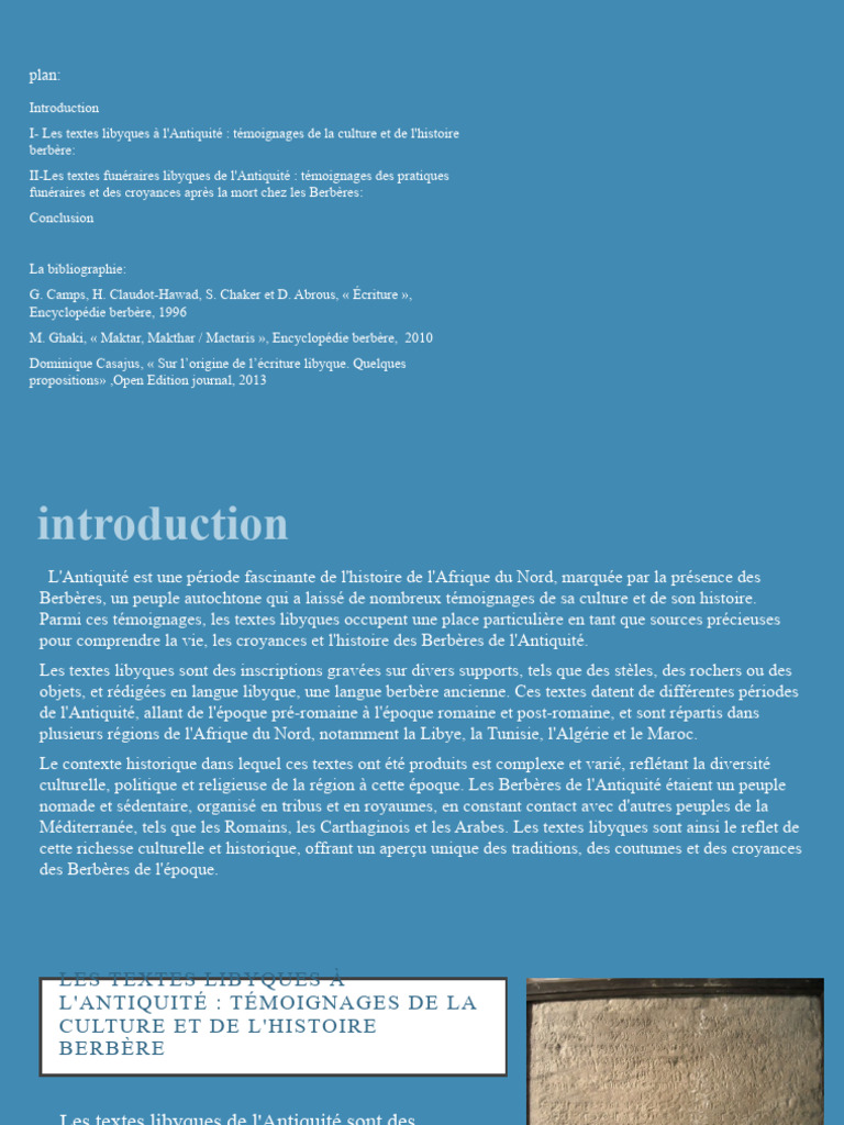Les Textes Puniques | PDF | Berbères | Histoire ancienne