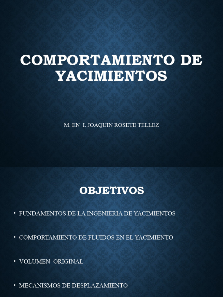 C.yacimientos 1 2023-2 | PDF | Depósito de petróleo | Presión