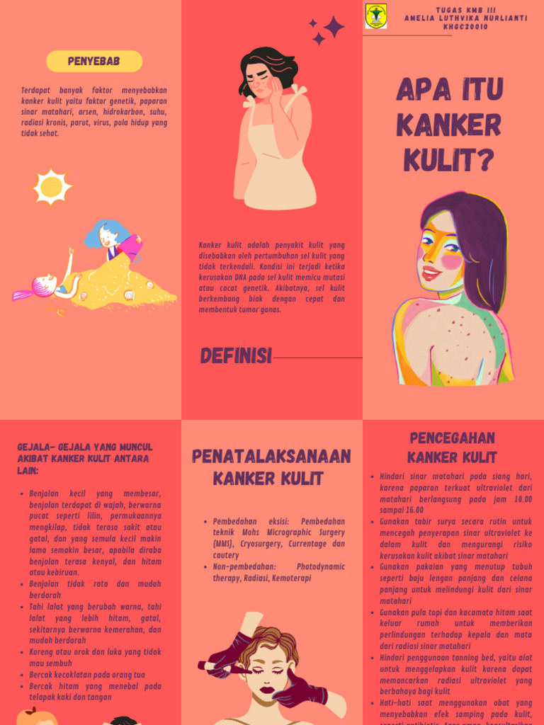Leaflet Kanker Kulit | PDF