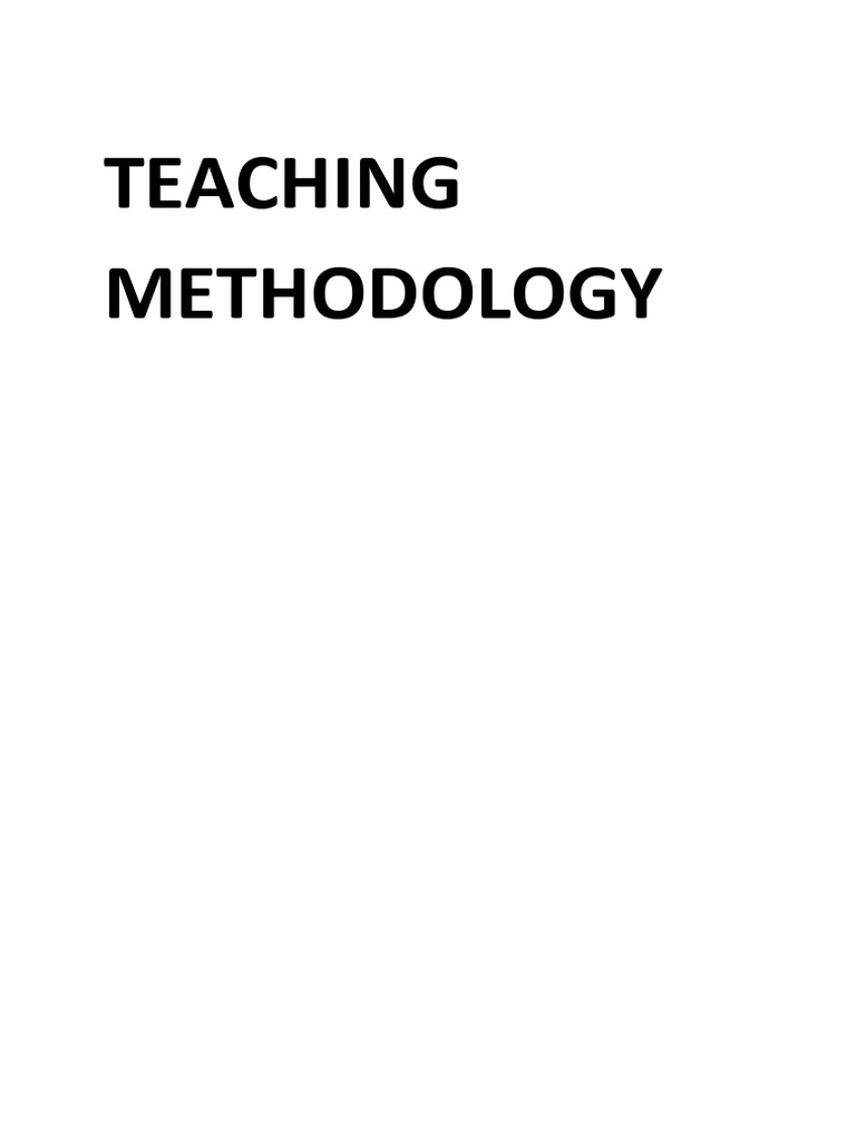 Instructional Pedagogy 1-1 | PDF | Teaching Method | Lesson Plan