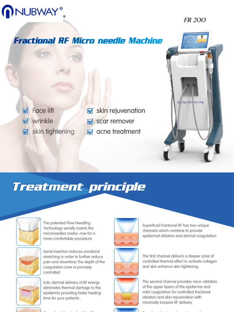 Double Heads RF Skin Treatment System | PDF | Skin | Scar
