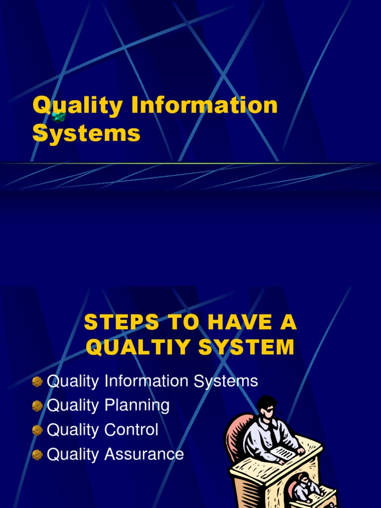 Quality Information Systems Ppt 1231 | Quality Management | Iso 9000